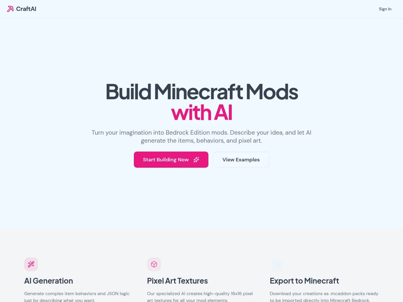 Minecraft Mod Maker AI
