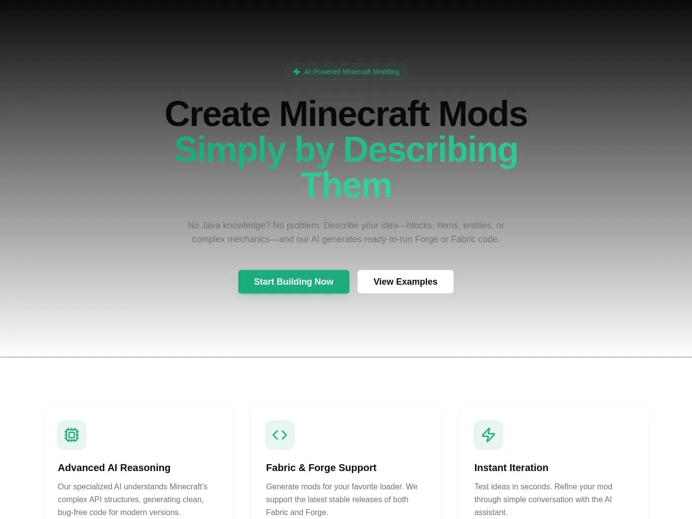 Minecraft Mod Maker AI