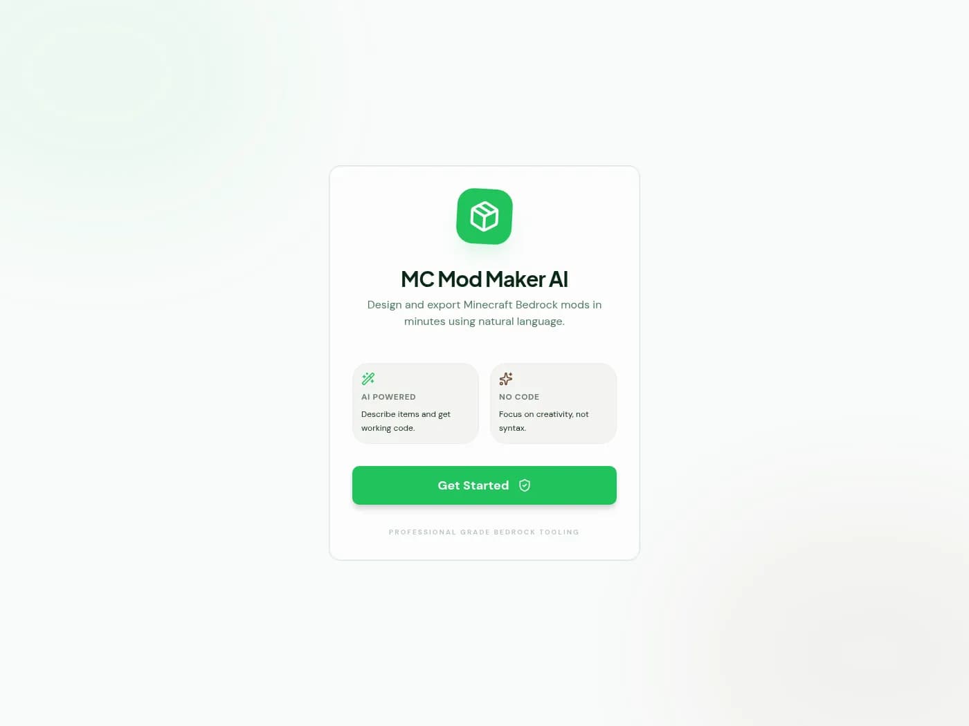MC Mod Maker AI