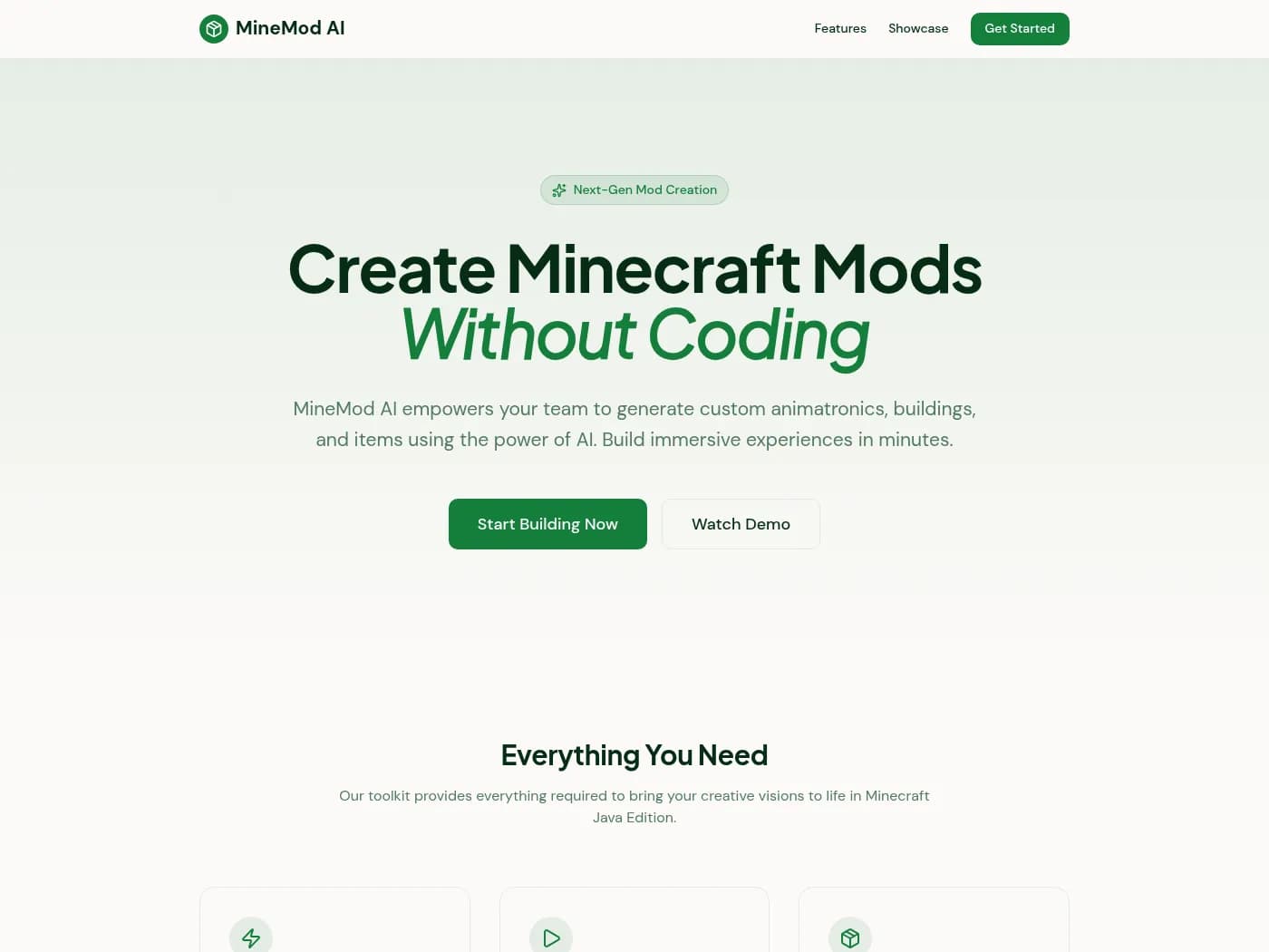 MineMod AI Creator