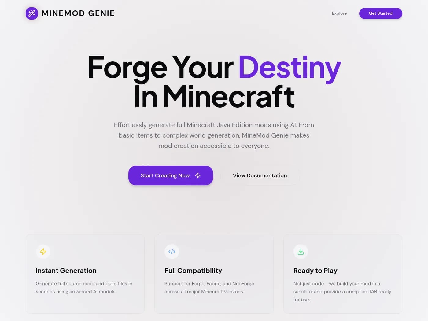 MineMod Genie