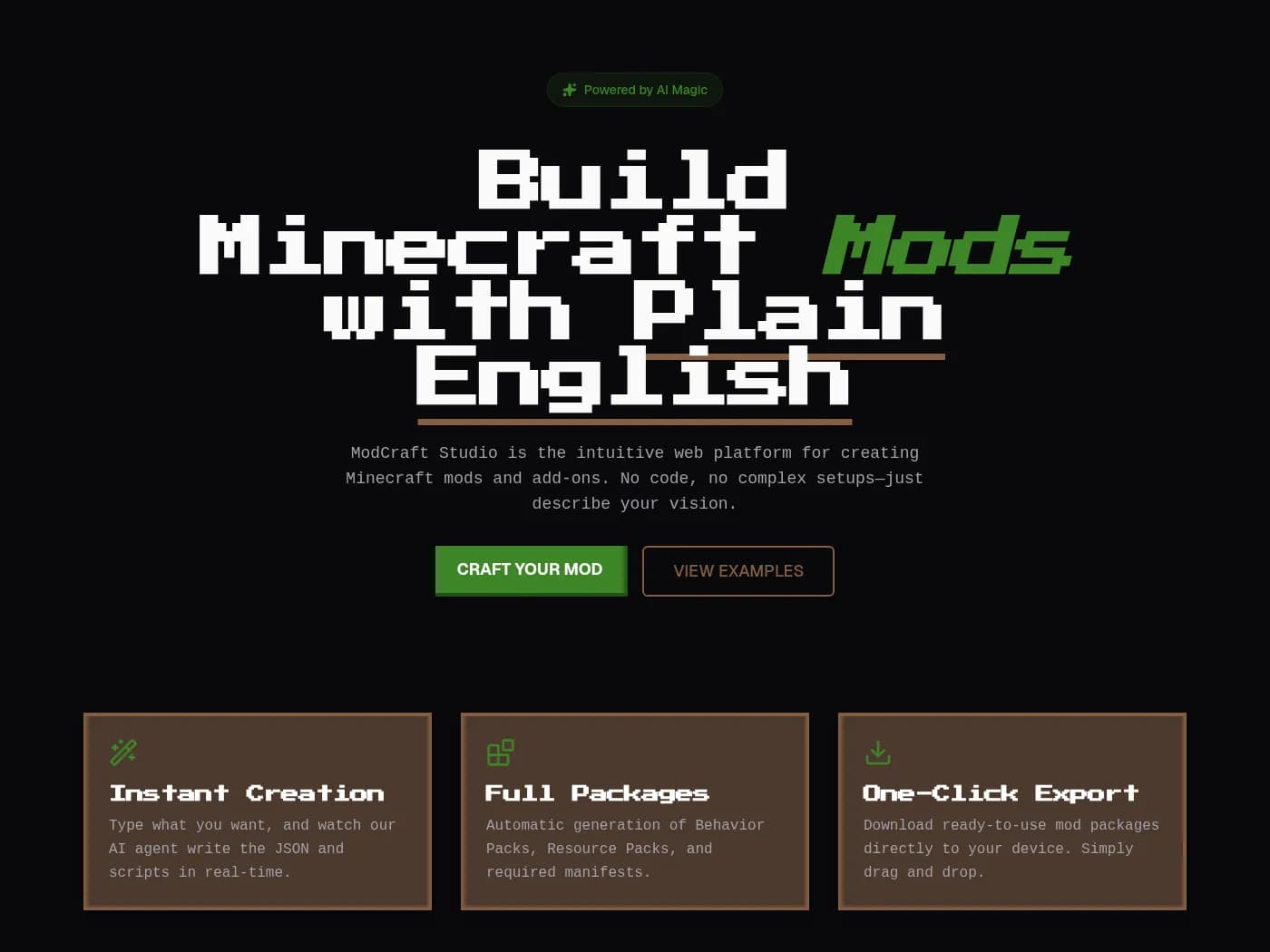 ModCraft Studio