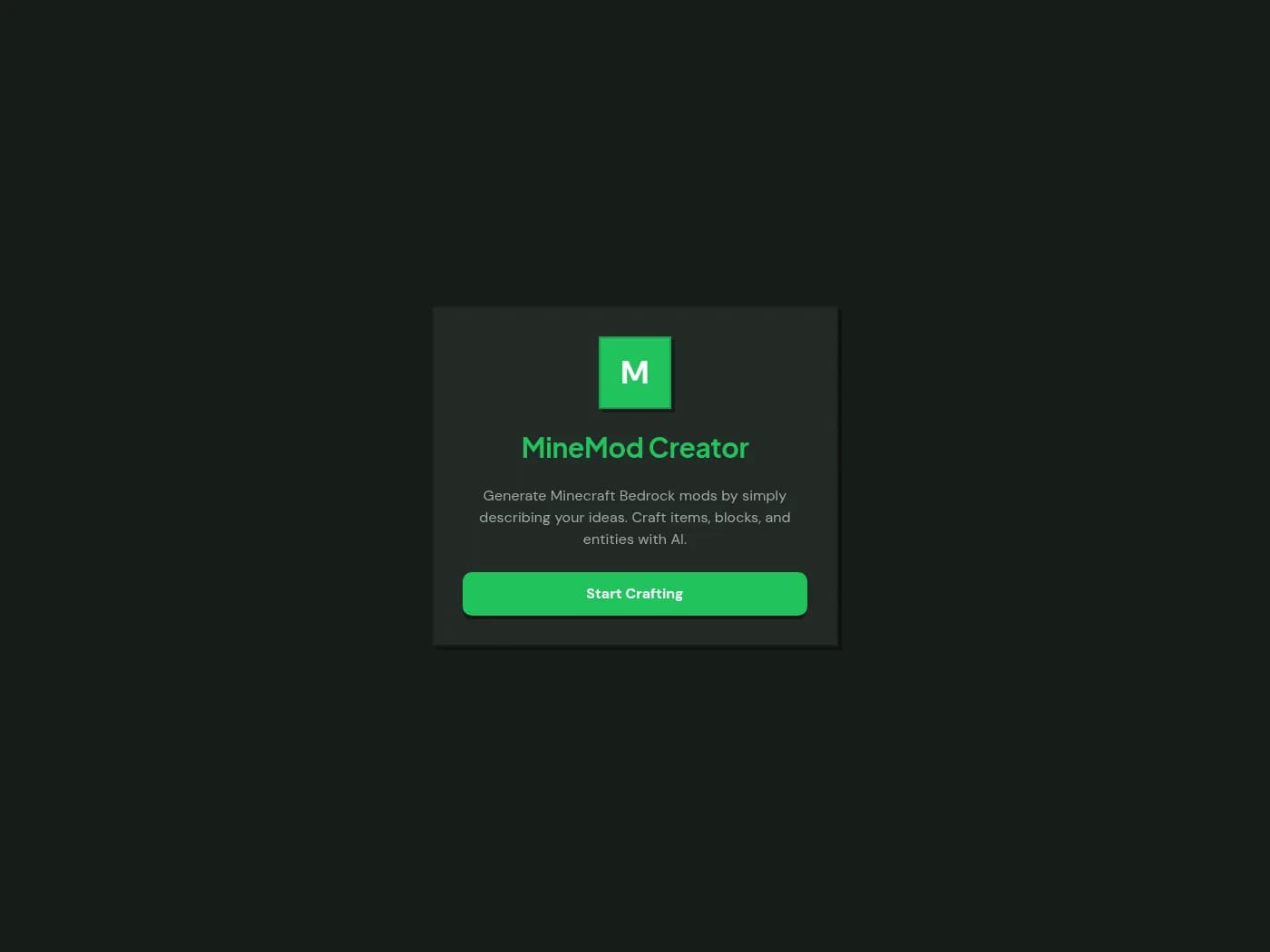 MineMod Creator