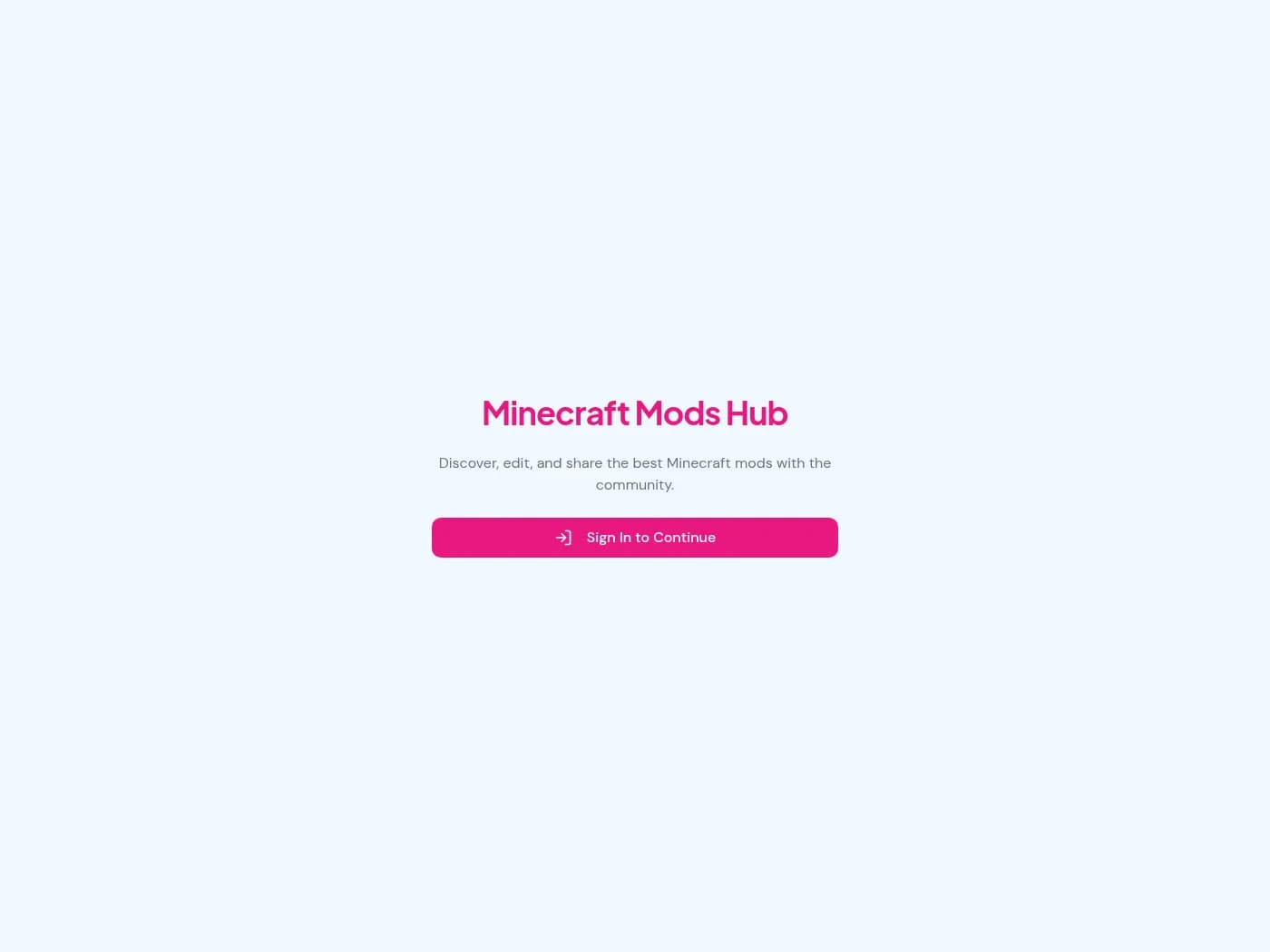 Minecraft Mods Hub