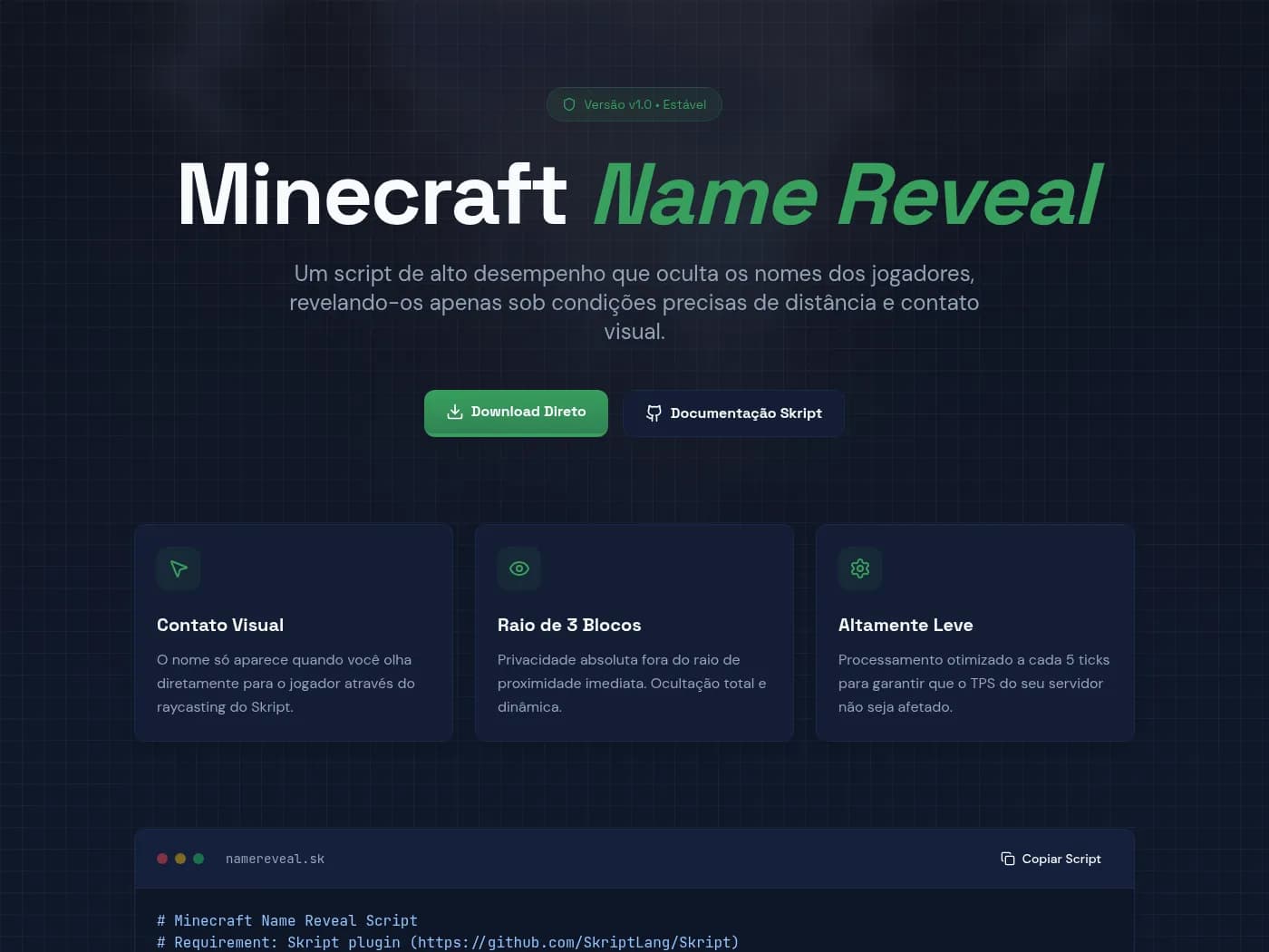 Minecraft Name Reveal