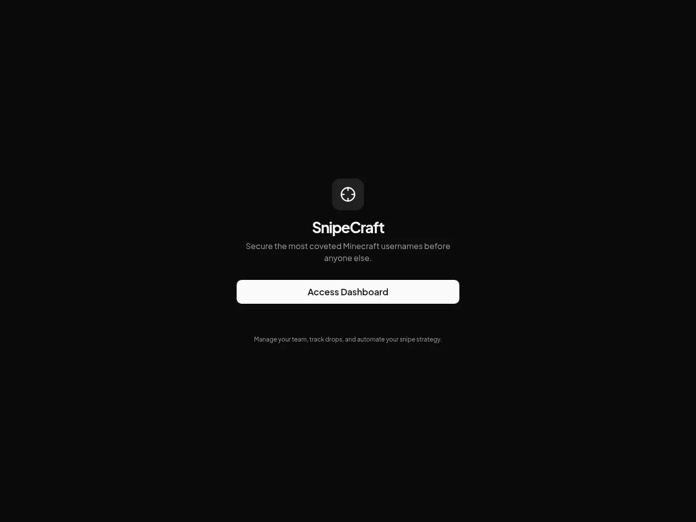 SnipeCraft Usernames