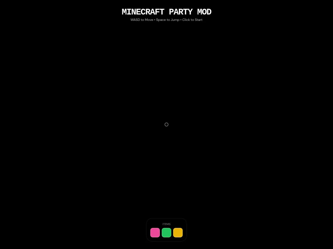 Minecraft Party Playground