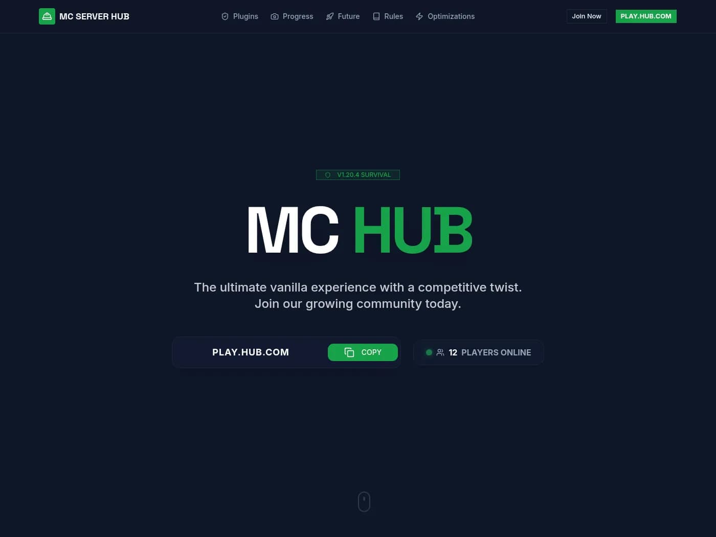 MC Server Hub