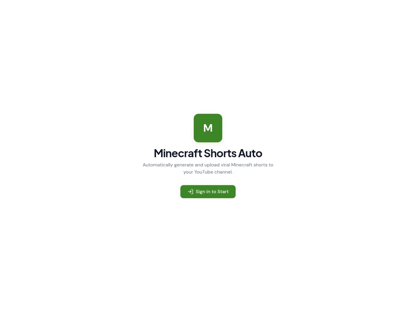 Minecraft Shorts Channel