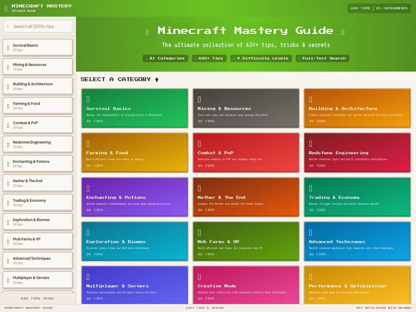 Minecraft Mastery Guide