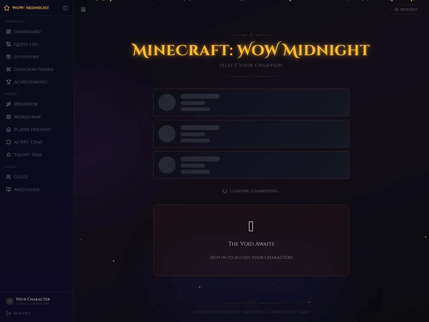 MineCraft: WoW Reborn