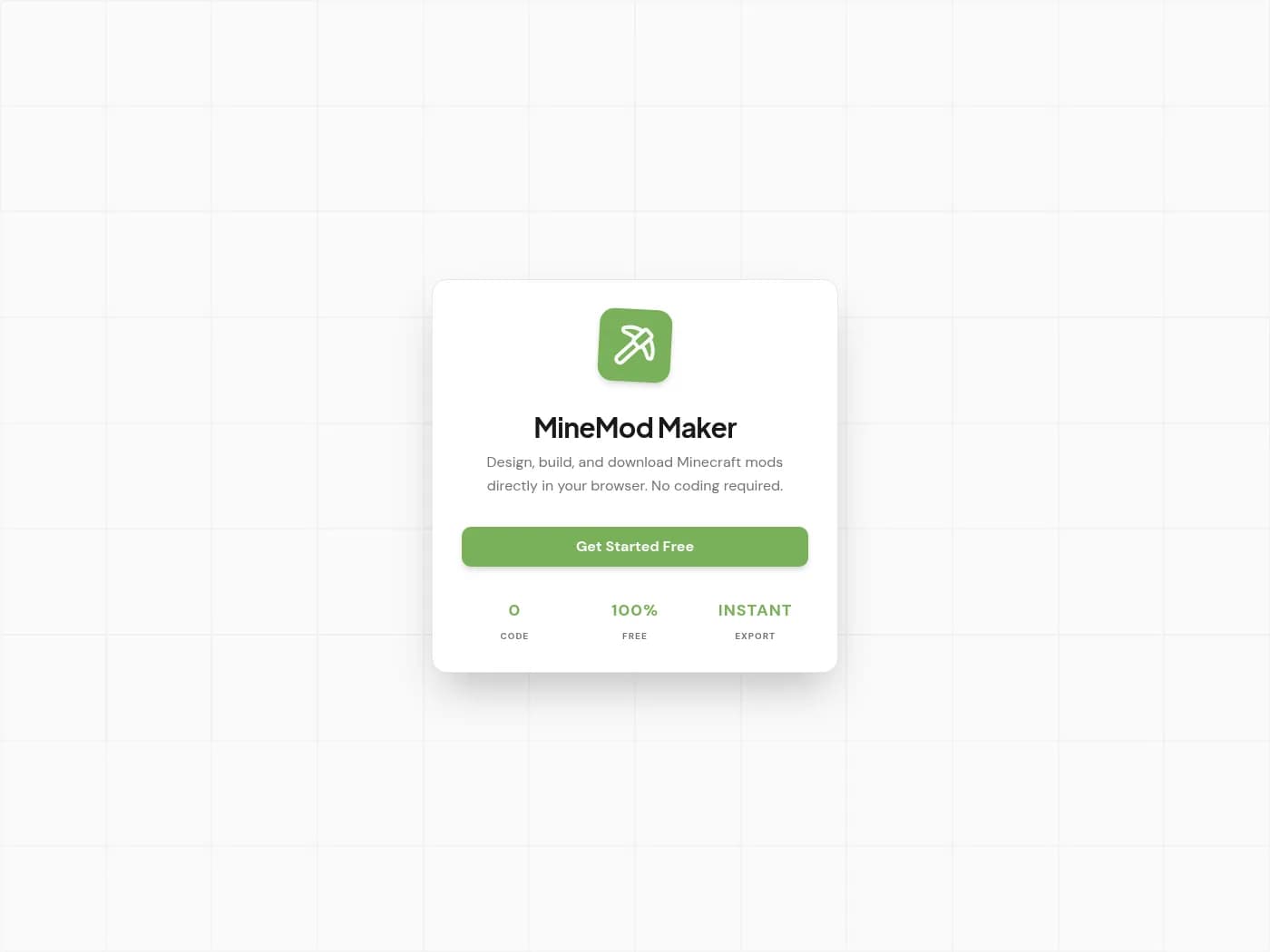 MineMod Maker Web