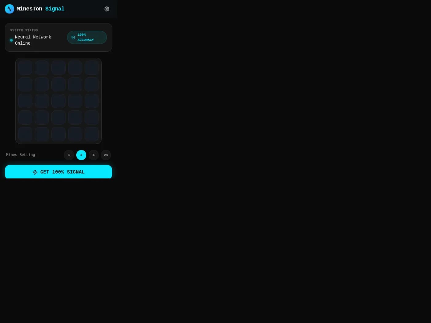 MinesTon Signal Bot