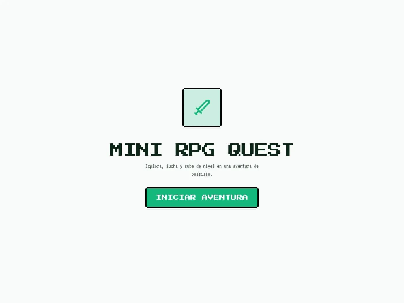 Mini 2D RPG Quest