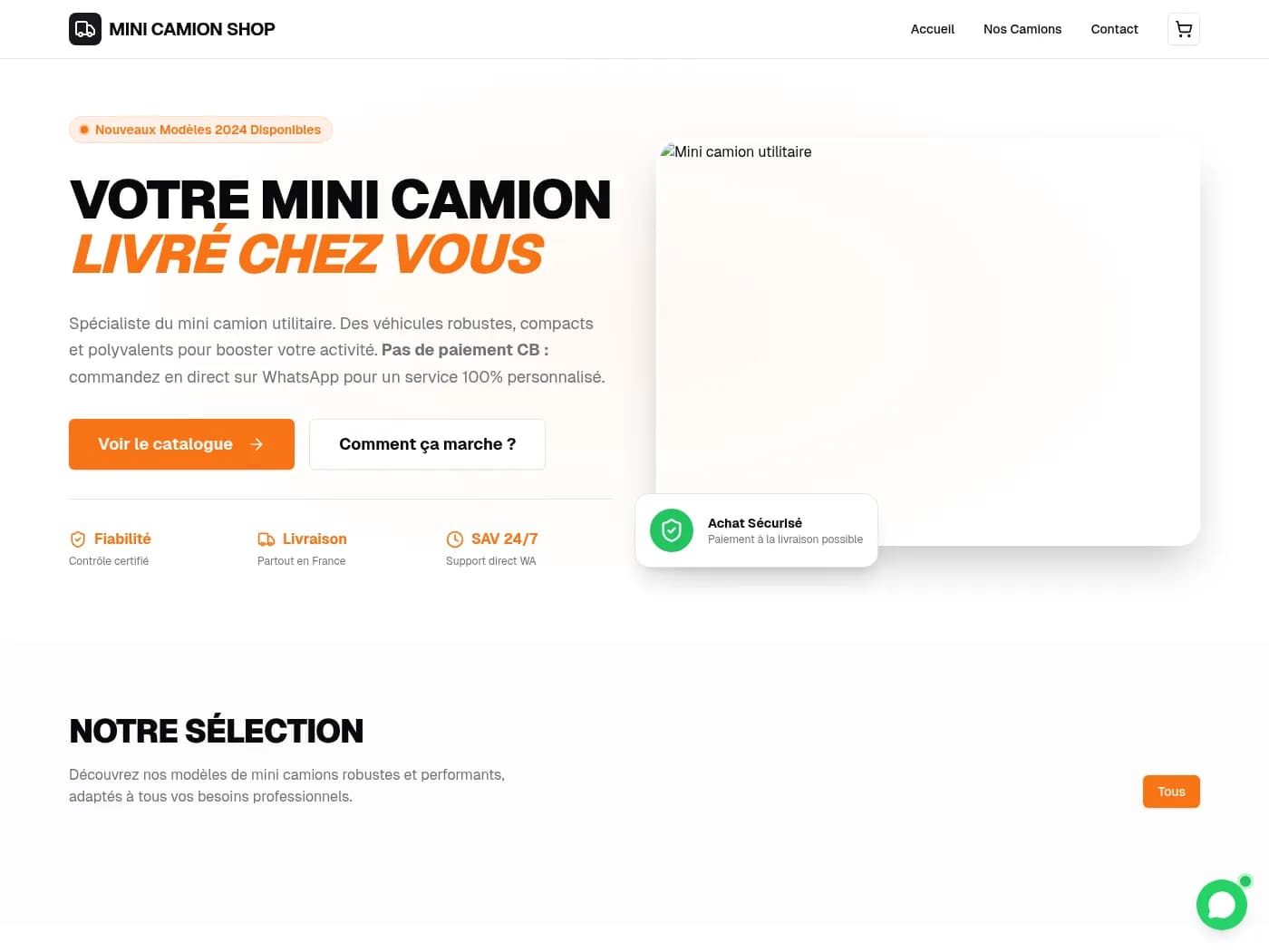 Mini Camion Webshop