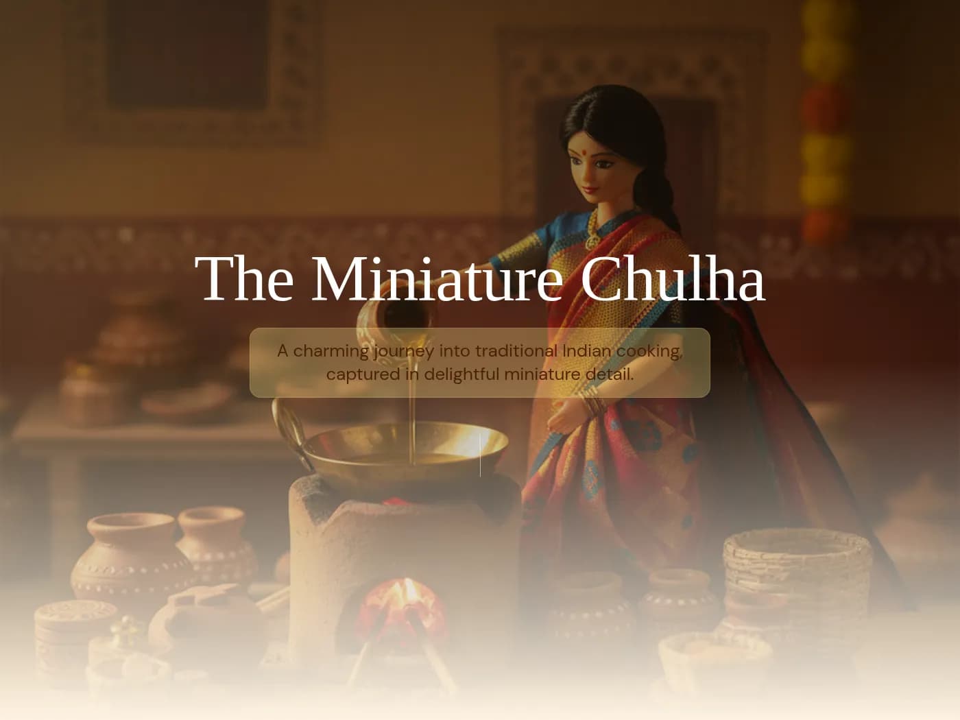 Miniature Chulha Display
