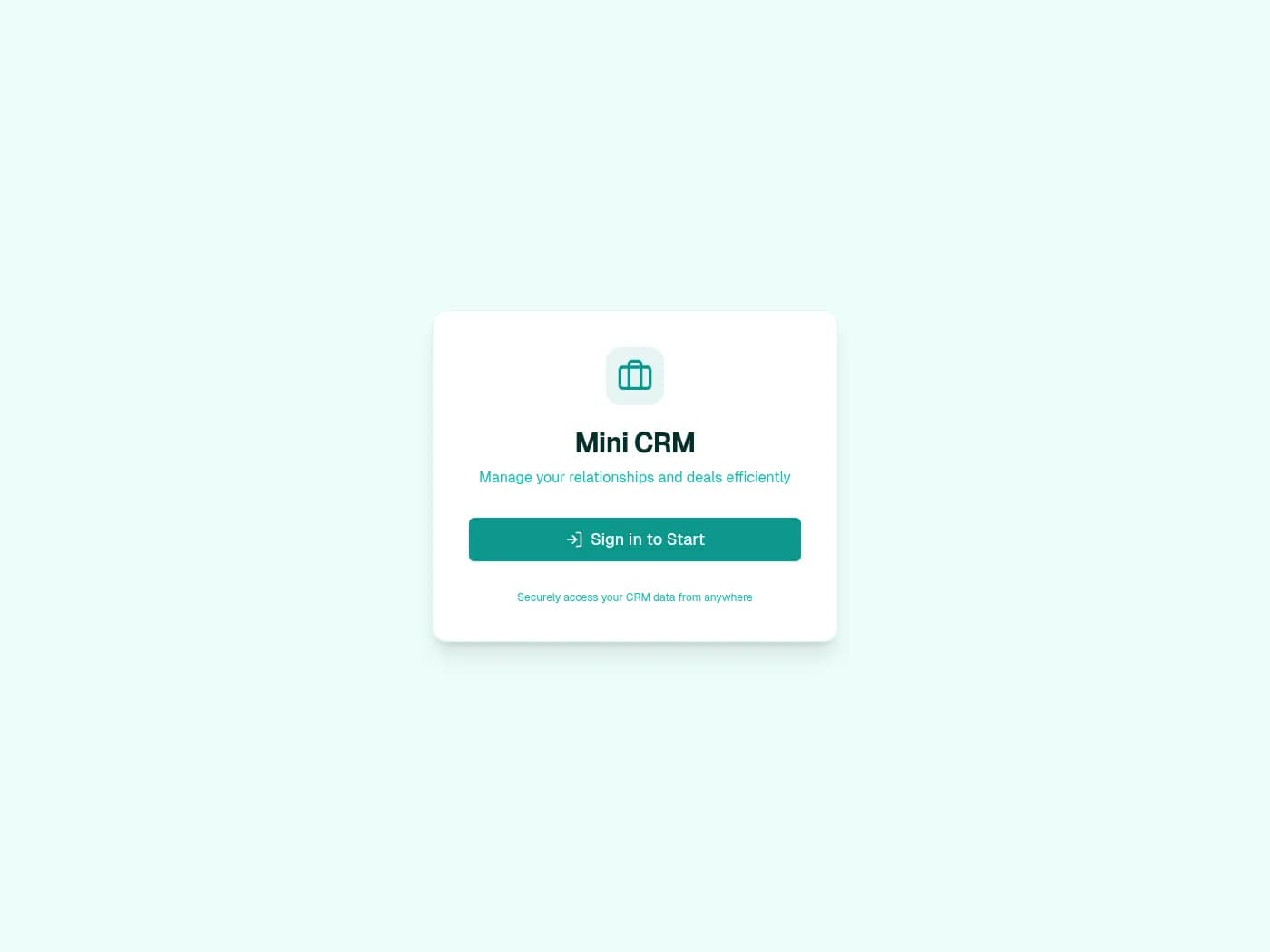Mini CRM Exporter