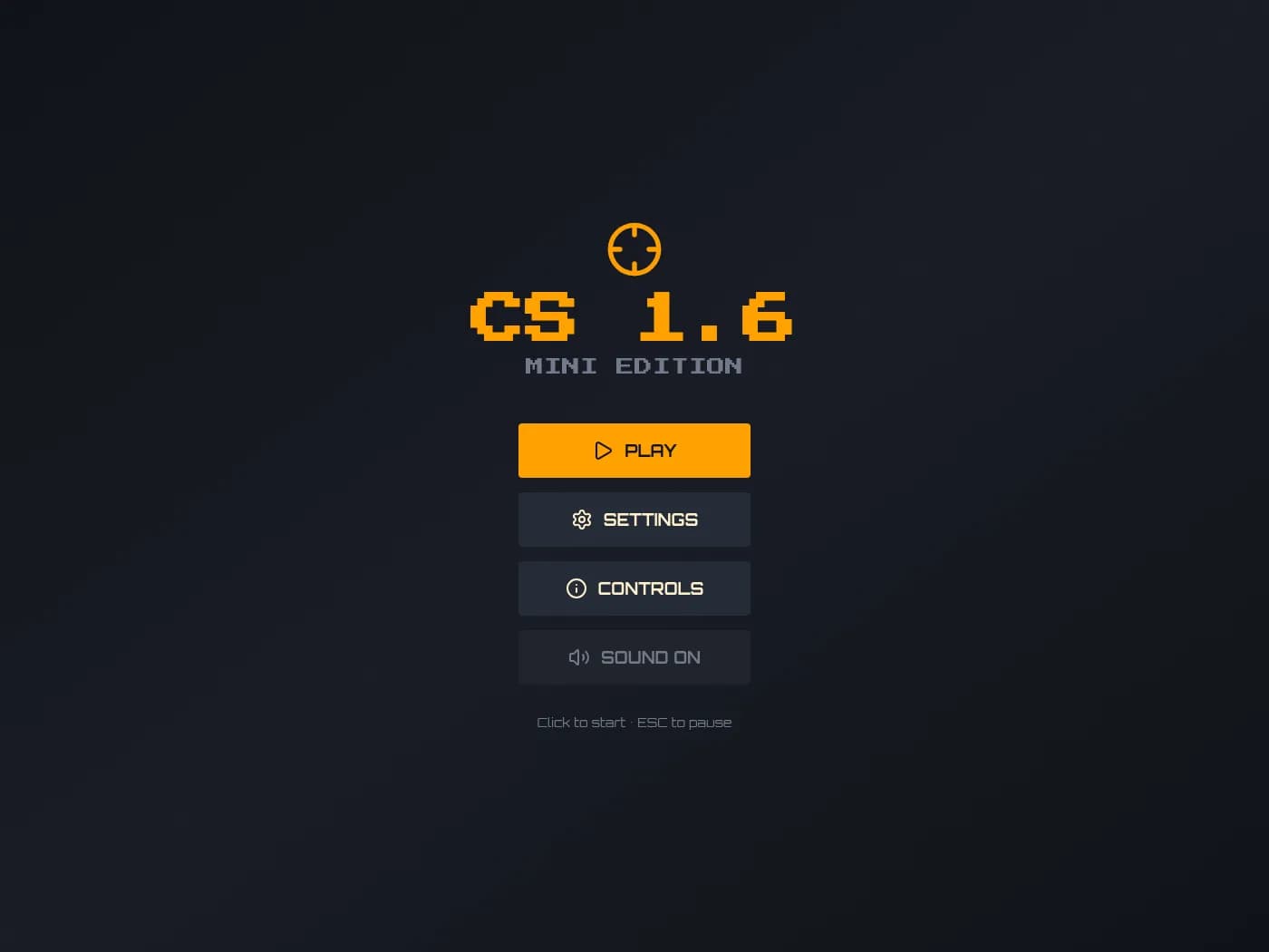 Mini CS 1.6 Game