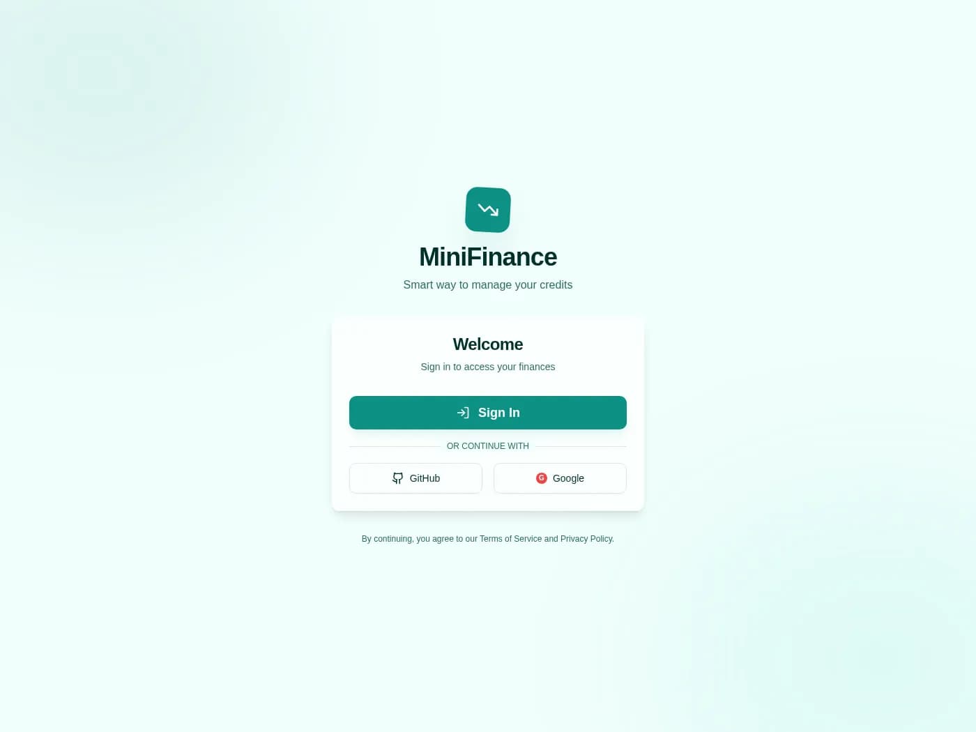 Mini Finance Tracker