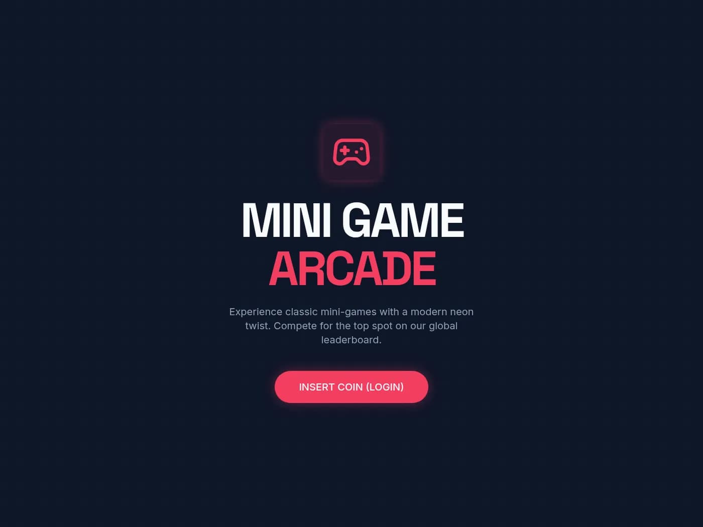 Mini Game Arcade