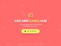Kids Mini Games Hub
