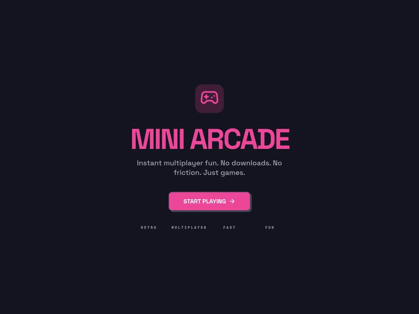 Mini Multiplayer Arcade