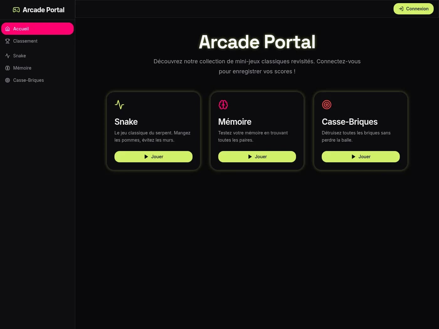 Mini Games Portal