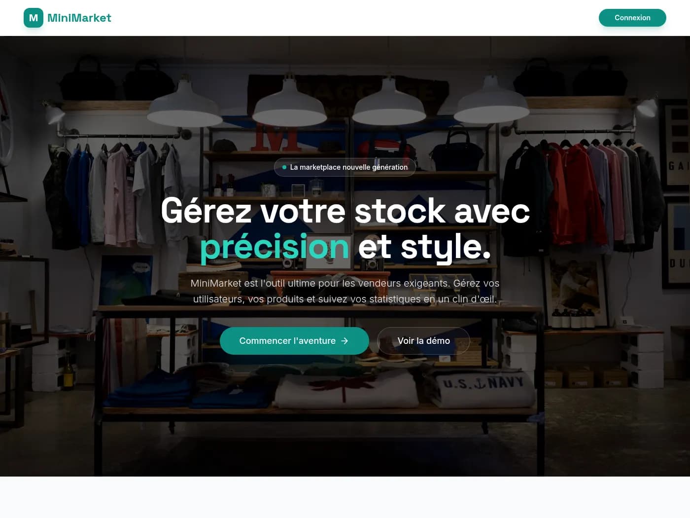 MiniMarket Java Platform