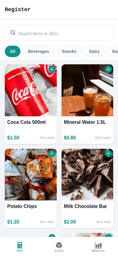 Mini Mart POS App
