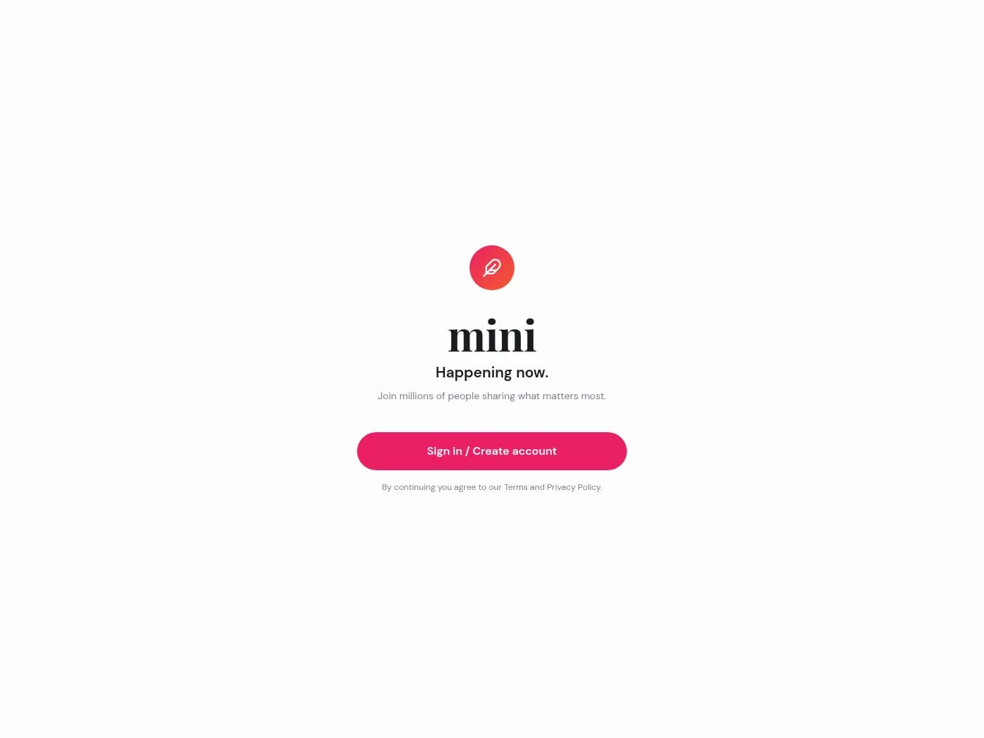 Mini Social Media