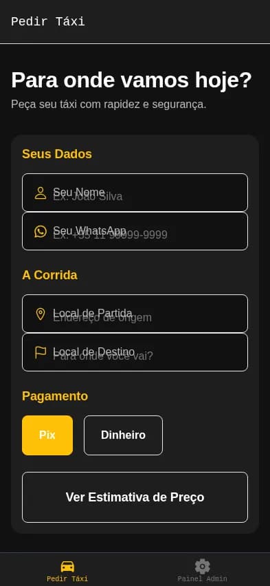 Blink Mini Taxi Web