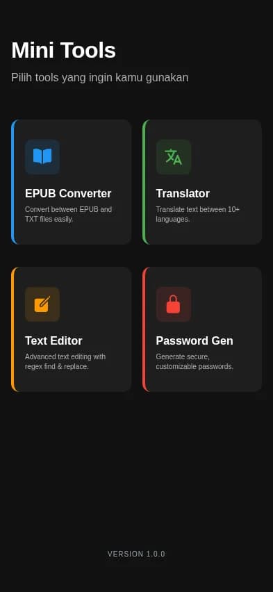 Mini Tools Suite