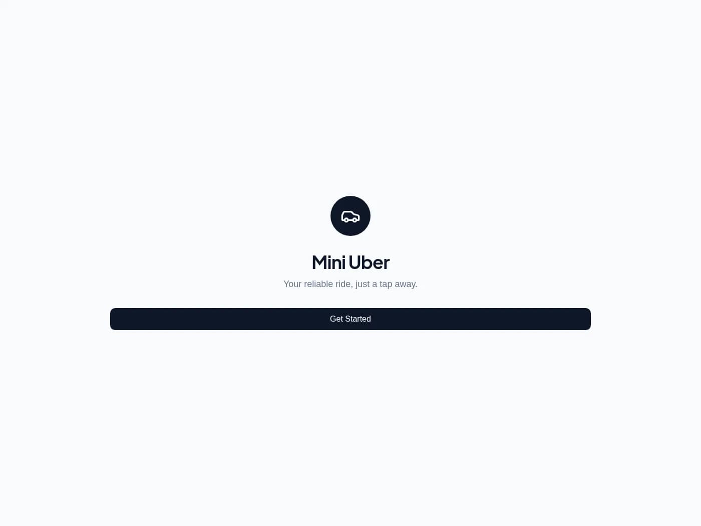 Mini Uber UI Kit