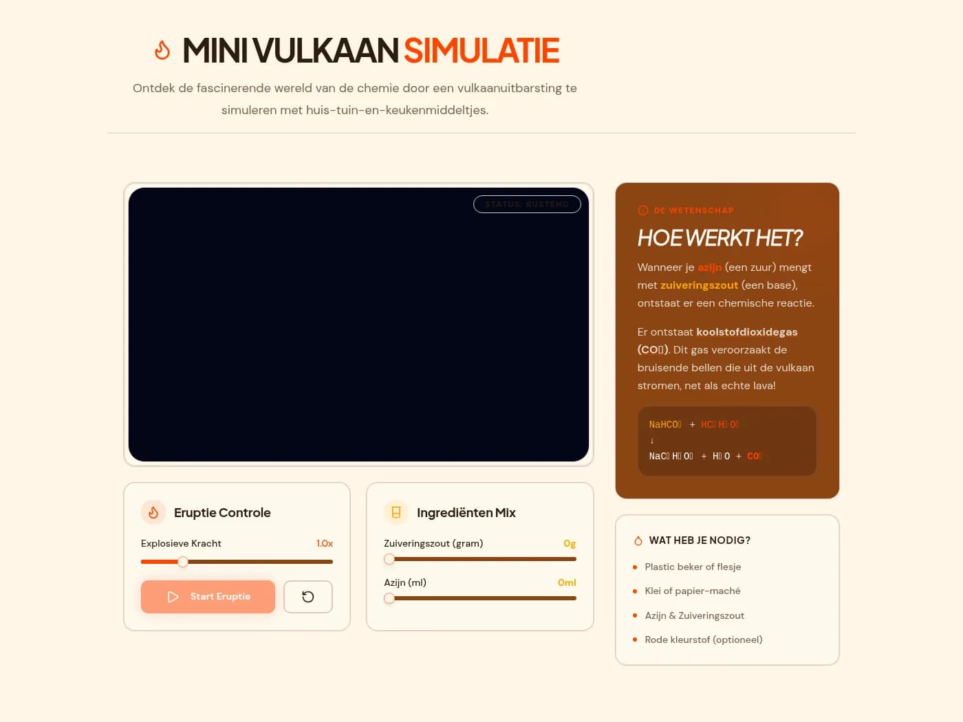 Mini Volcano Demo