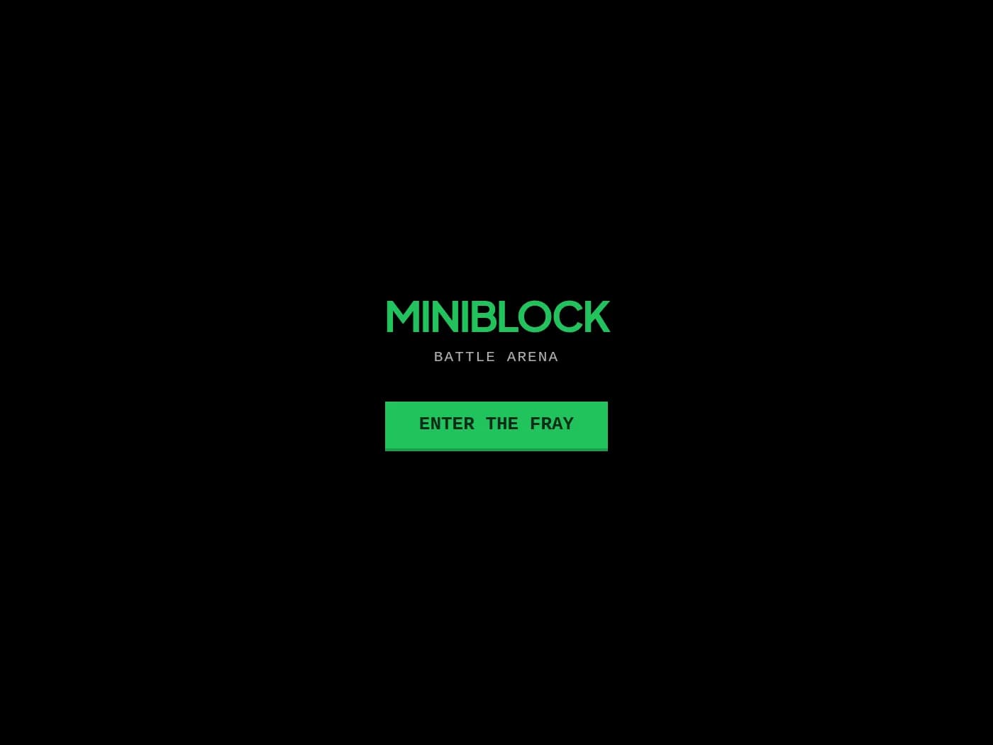 MiniBlock Battle Arena