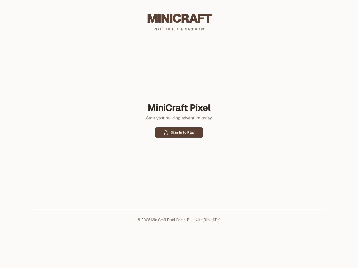 Mini Minecraft