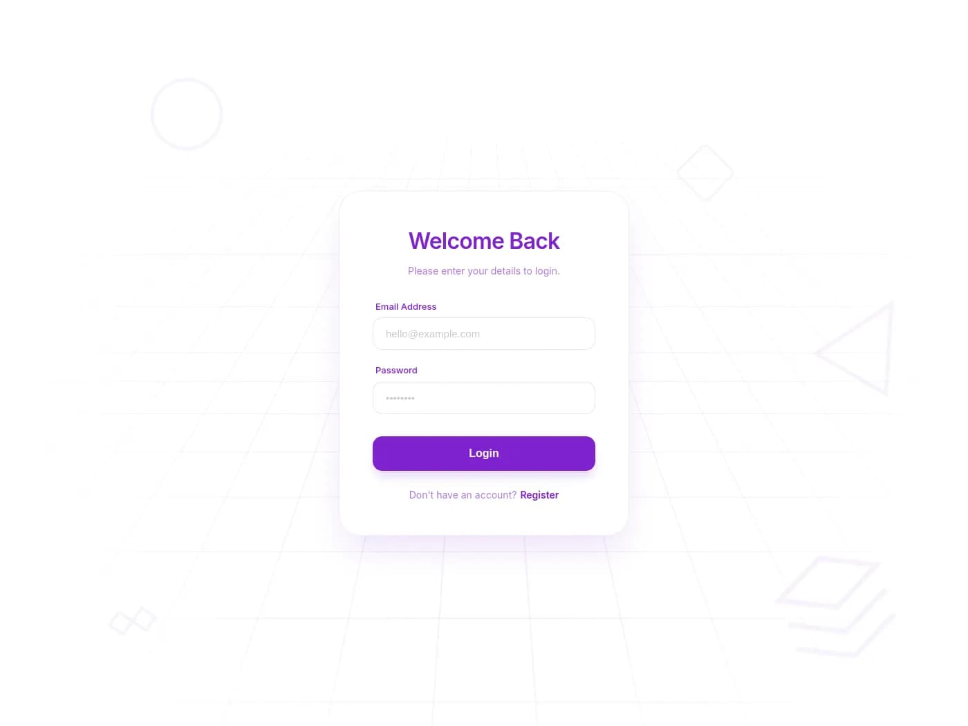 Minimalist Auth Forms