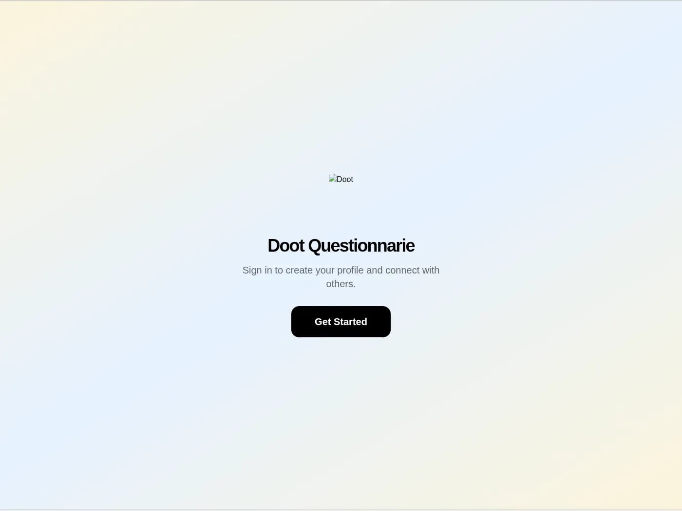 Minimal Registration Questionnaire