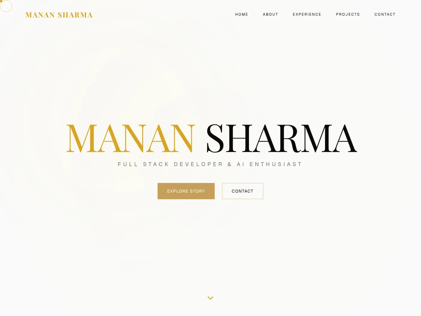 Golden Minimal Resume