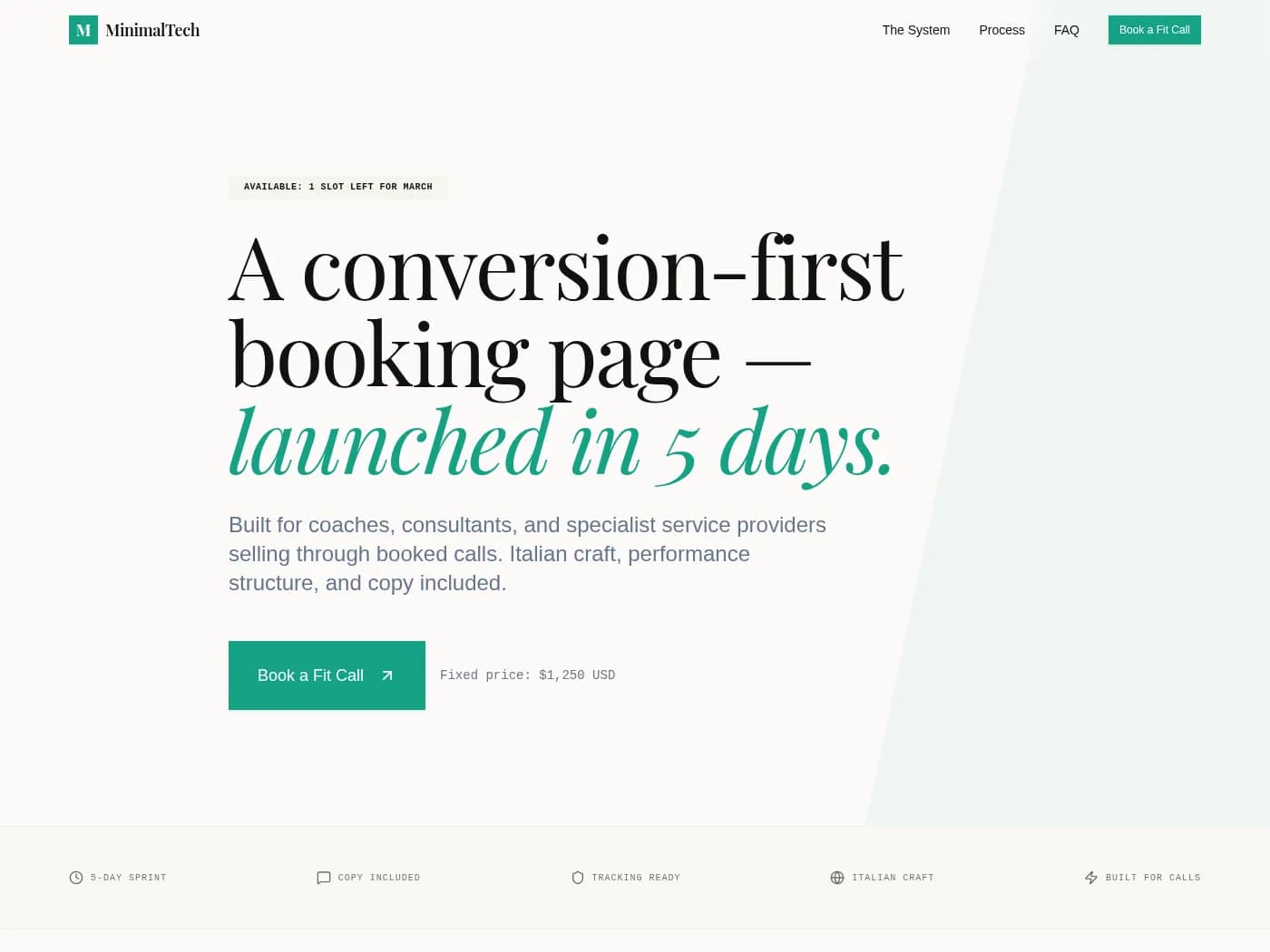 MinimalTech Webpage Polish