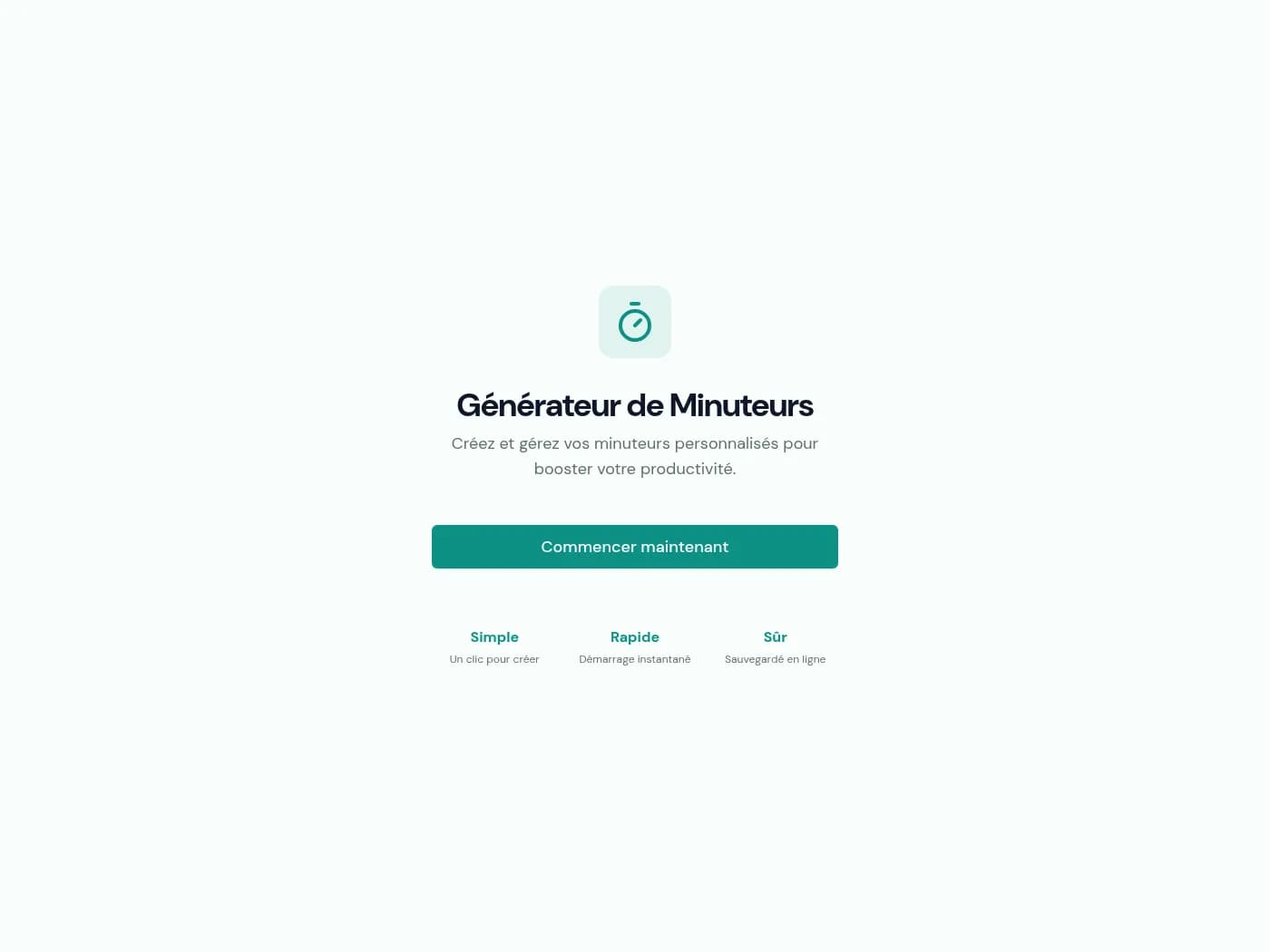 Générateur de Minuteurs