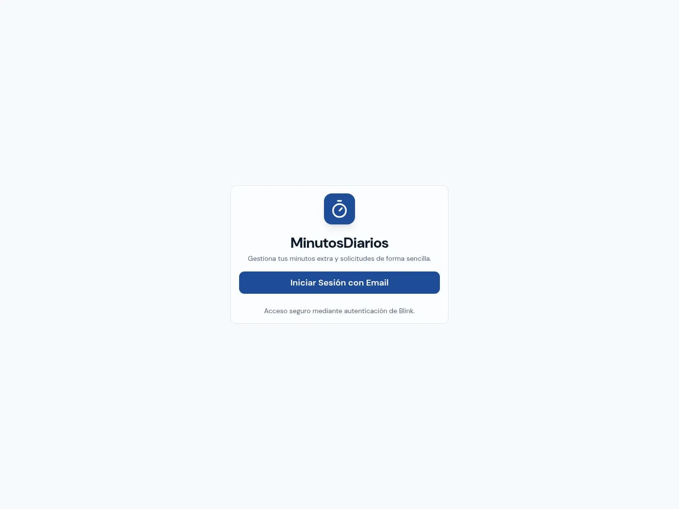 MinutosDiarios Web App