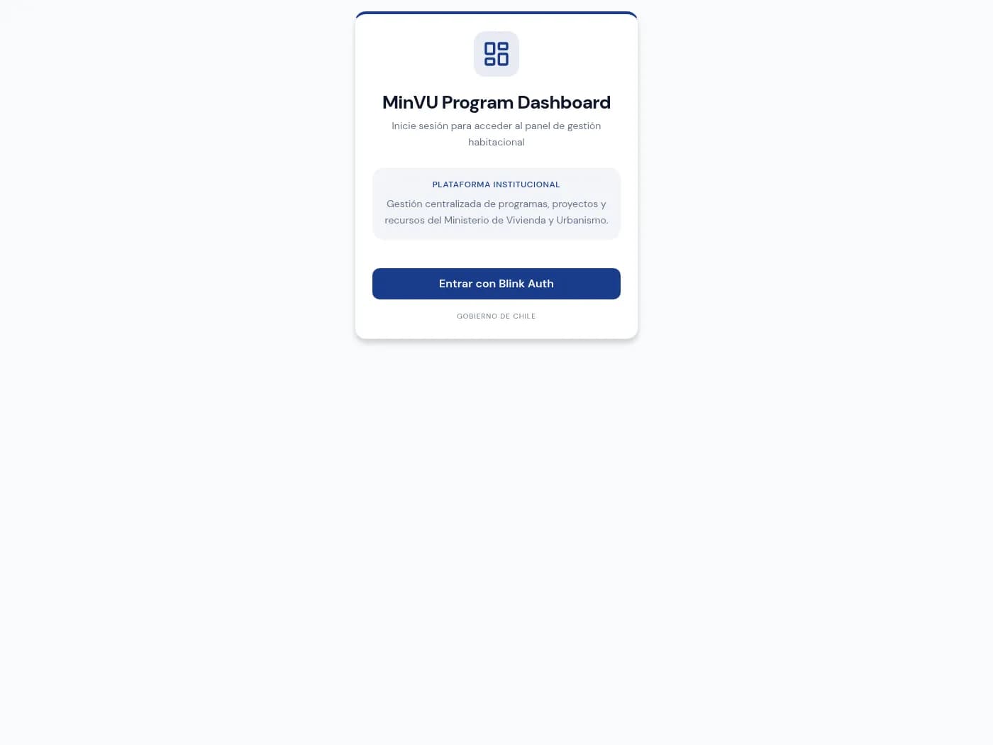 MinVU Program Dashboard