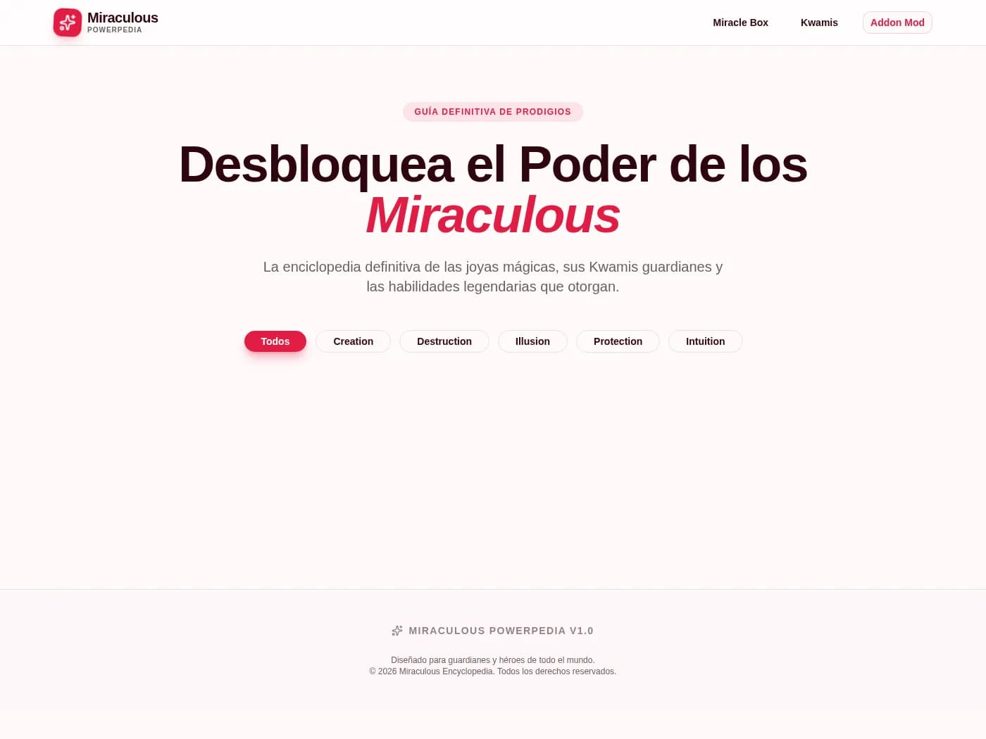 Miraculous Powerpedia