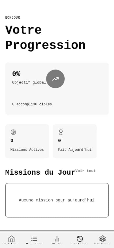 Mission Tracker App