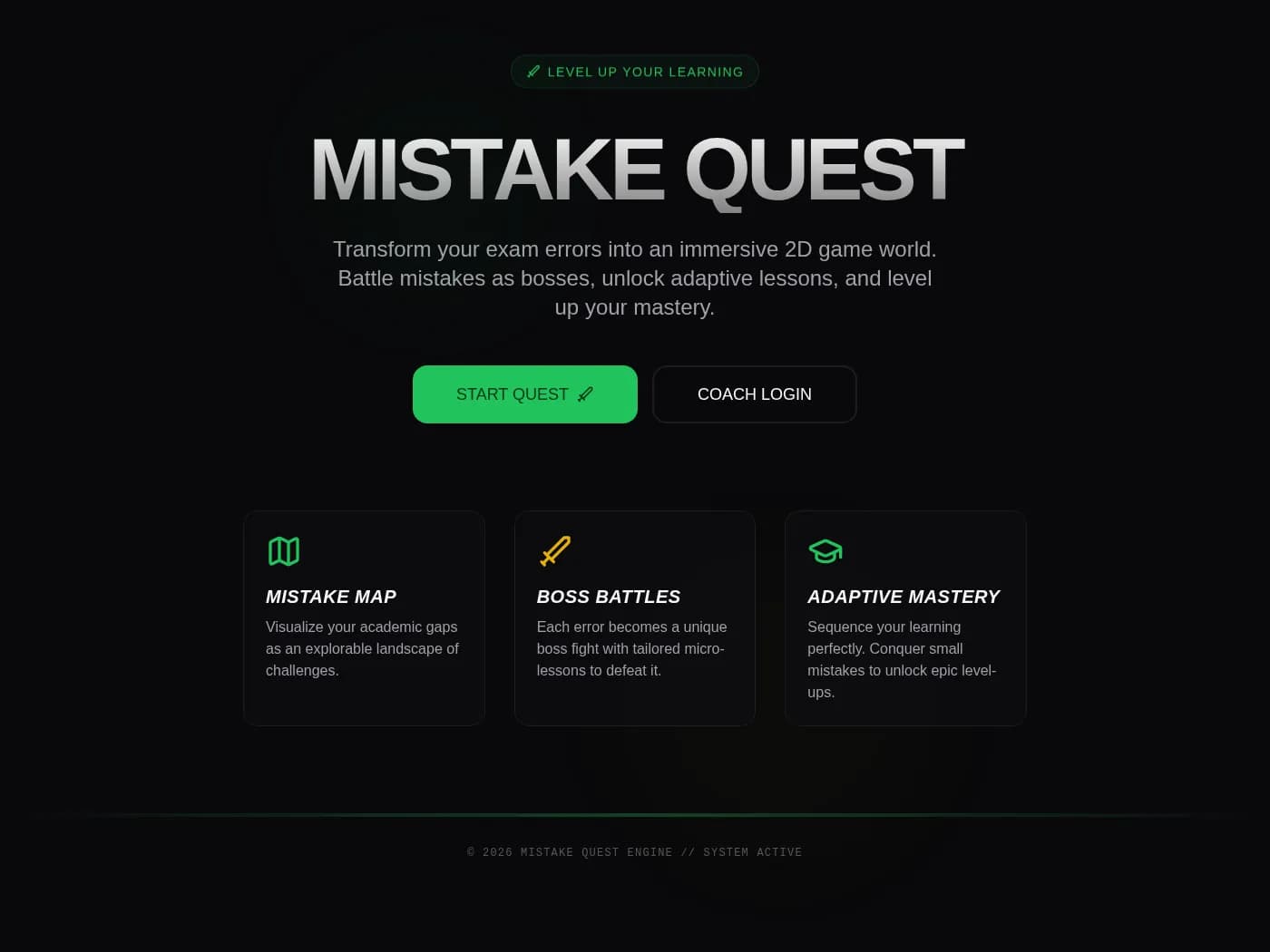 Mistake Quest