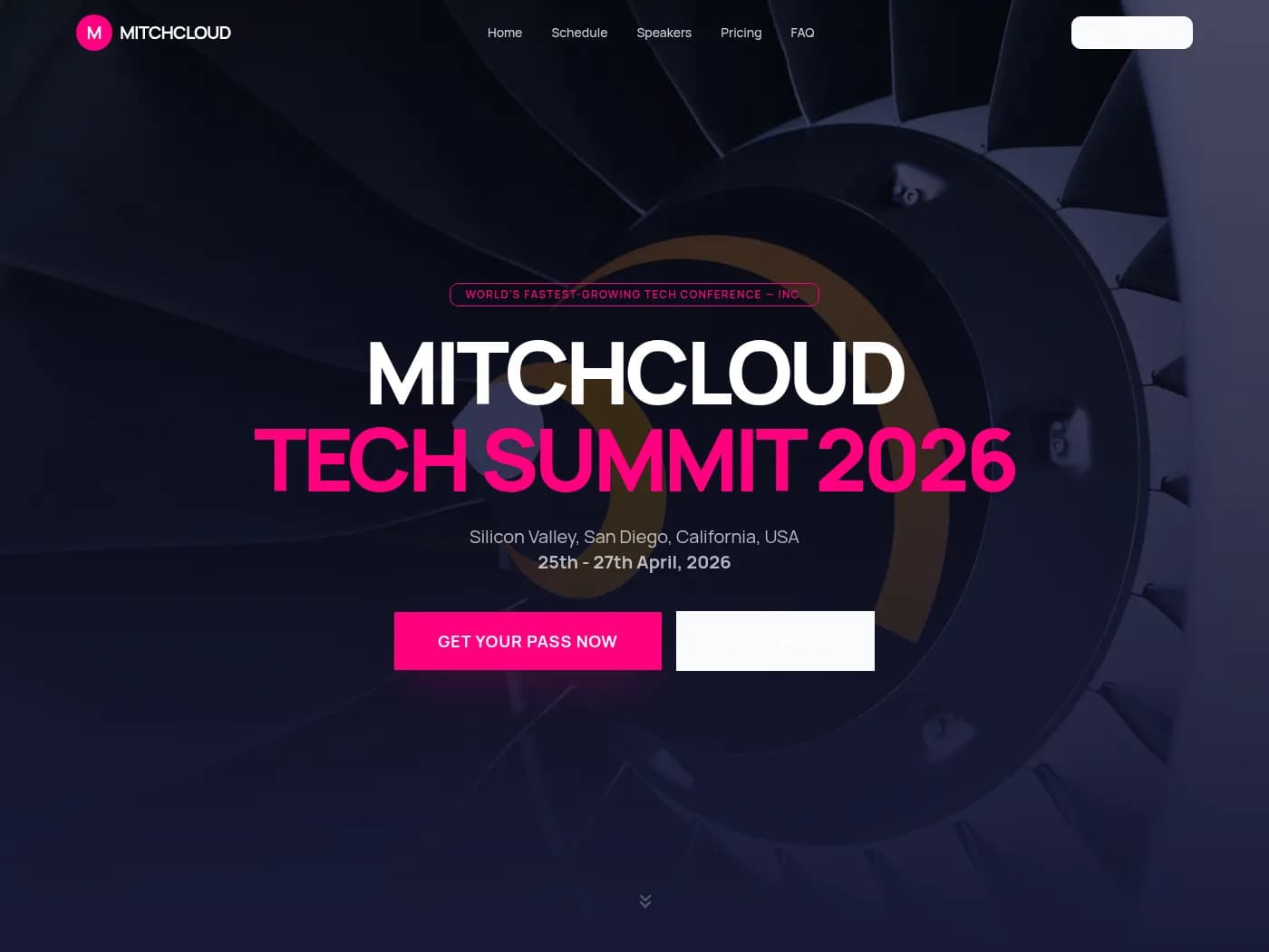 Mitchcloud Tech Style Site