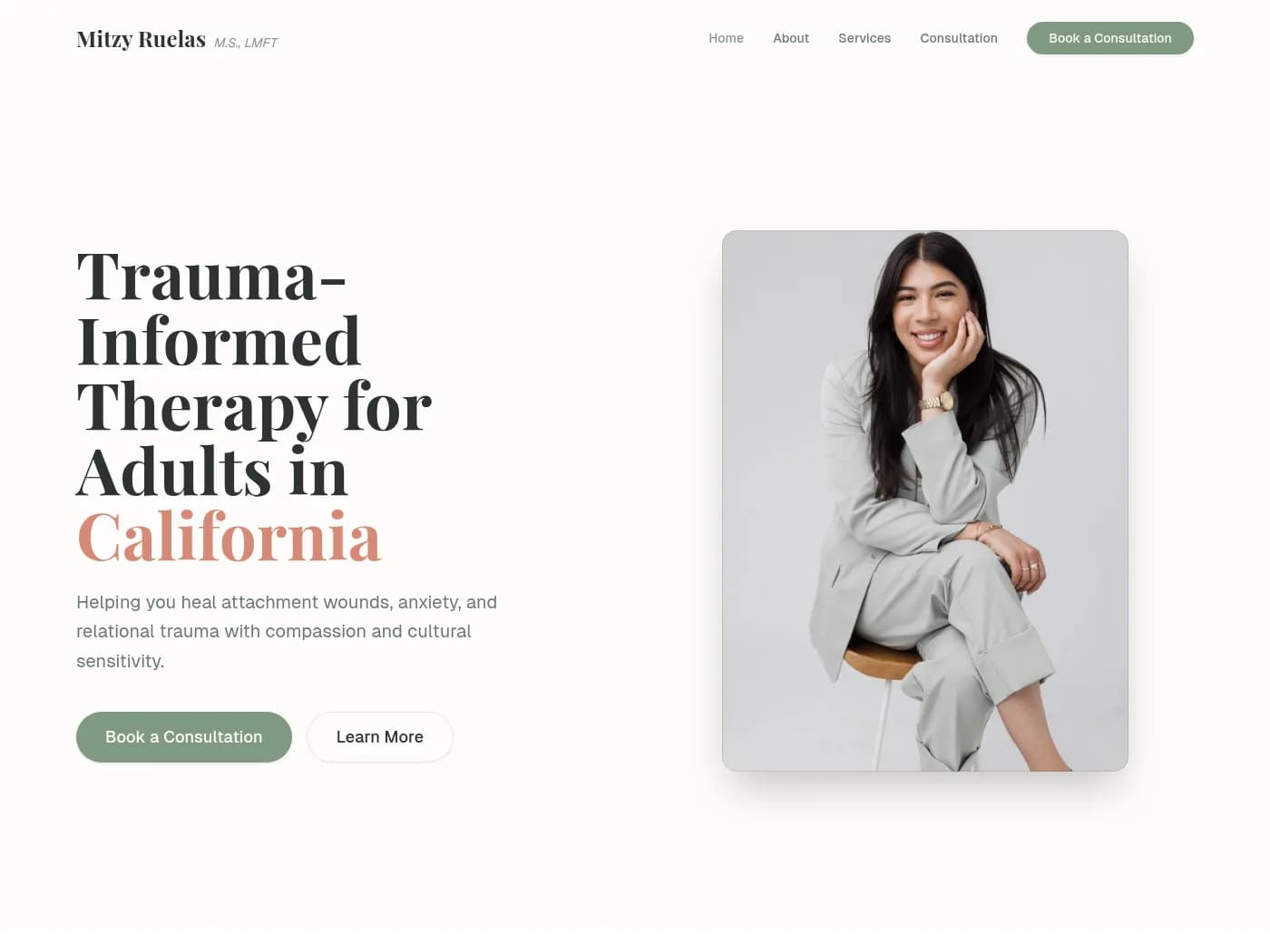 Mitzy Ruelas Therapy Site