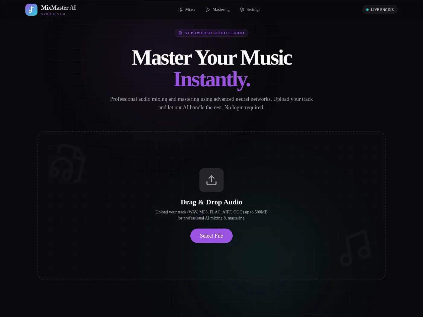 MixMaster AI Studio