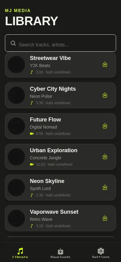 MJ Media Player
